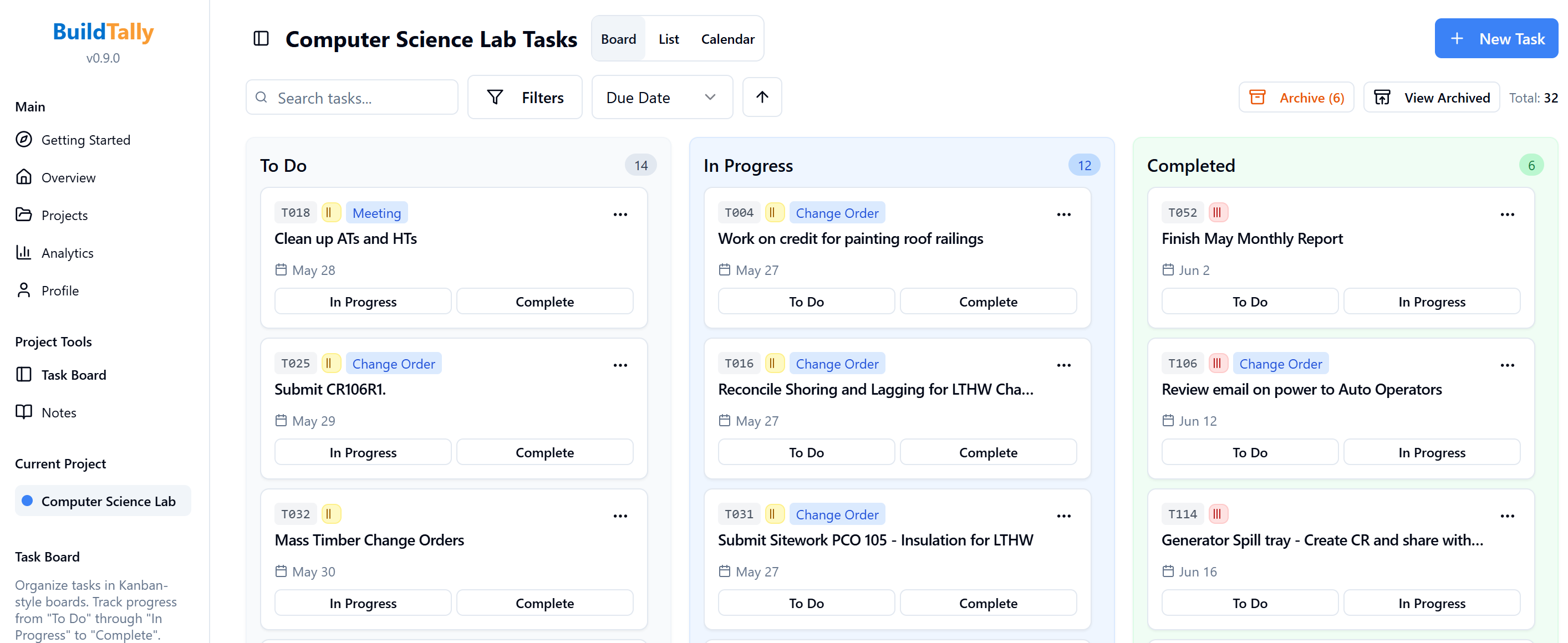 BuildTally - Construction Task Management Software Built by Industry ...
